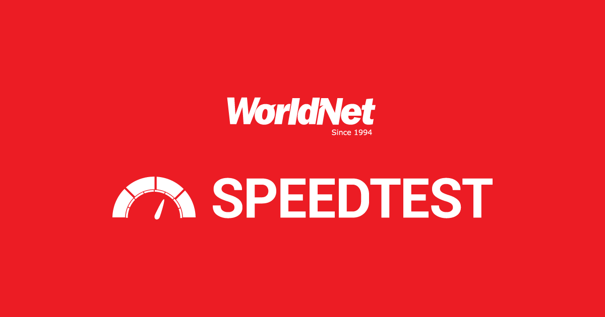 Broadband Speed Test - Worldnet NZ