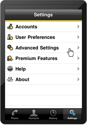 Setting up WorldNet VIP-Counterpath Bria : Worldnet